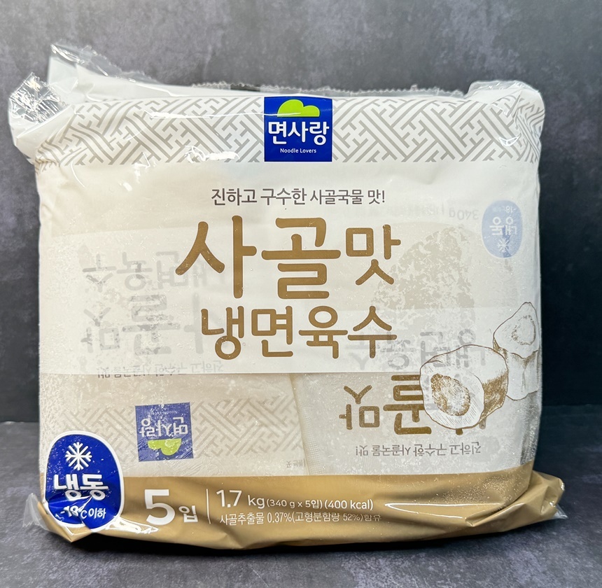 면사랑 사골맛 냉면육수 (340g x 5개) x 6봉 - 최저가 사업자 식자재 | 식봄